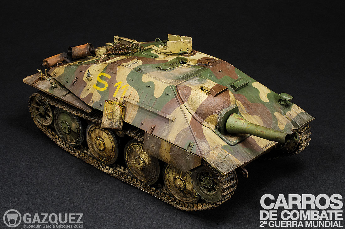 Flammpanzer 38(t) Hetzer Academy with DEF Models conversion – GAZQUEZ Books